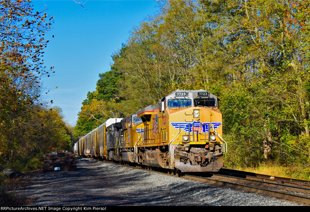 UP 7723 NS Train 212